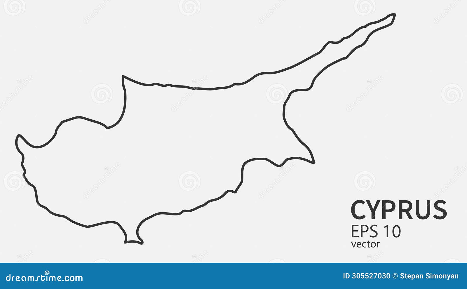 Illustrated Map Of Cyprus With Symbols And Landmarks. Cartoon Vector ...