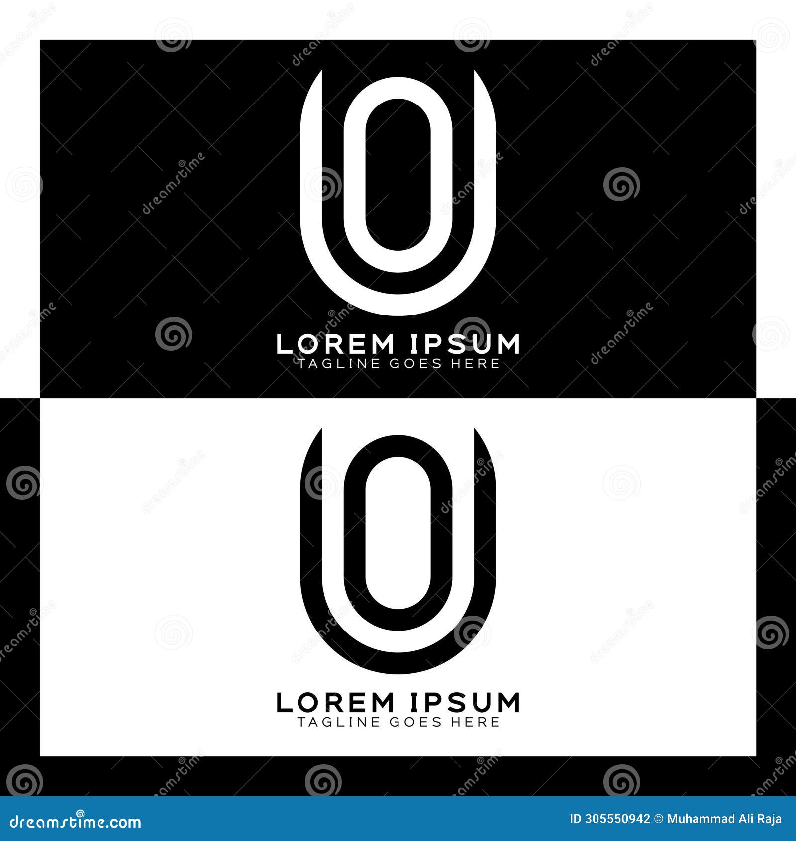 UO Initial Letter Logo. Alphabet U and O Pattern Design Monogram Stock ...