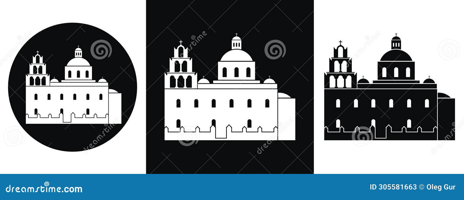 Greece Logo. Isolated Greek Architecture on White Background Stock ...