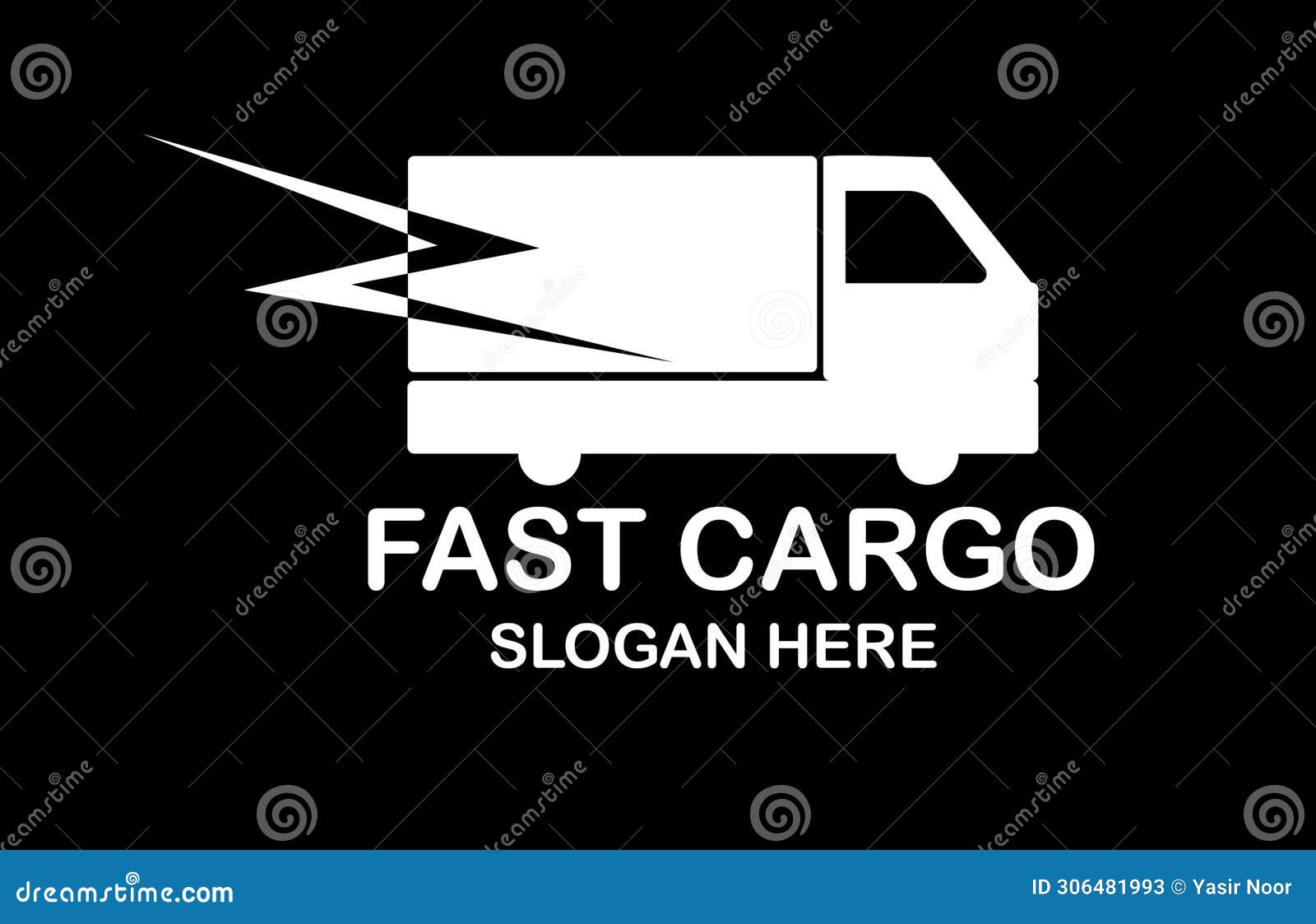 Fast Cargo Delivery Service - Co Logo Stock Image | CartoonDealer.com ...