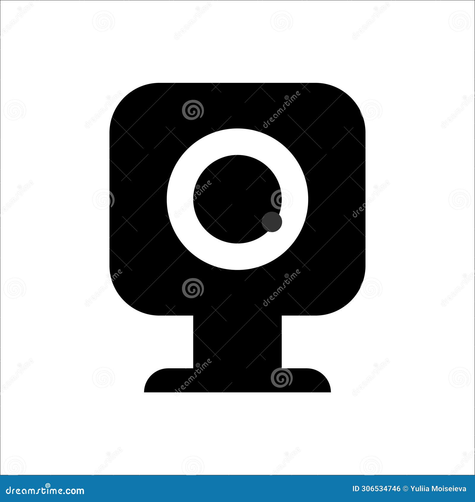 Web Camera Icon Vector Illustration Stock Illustration - Illustration ...