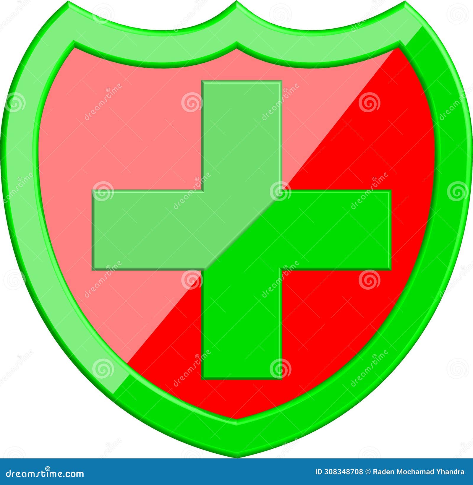 3d Full Colour Health Protector Icons Stock Vector - Illustration of ...