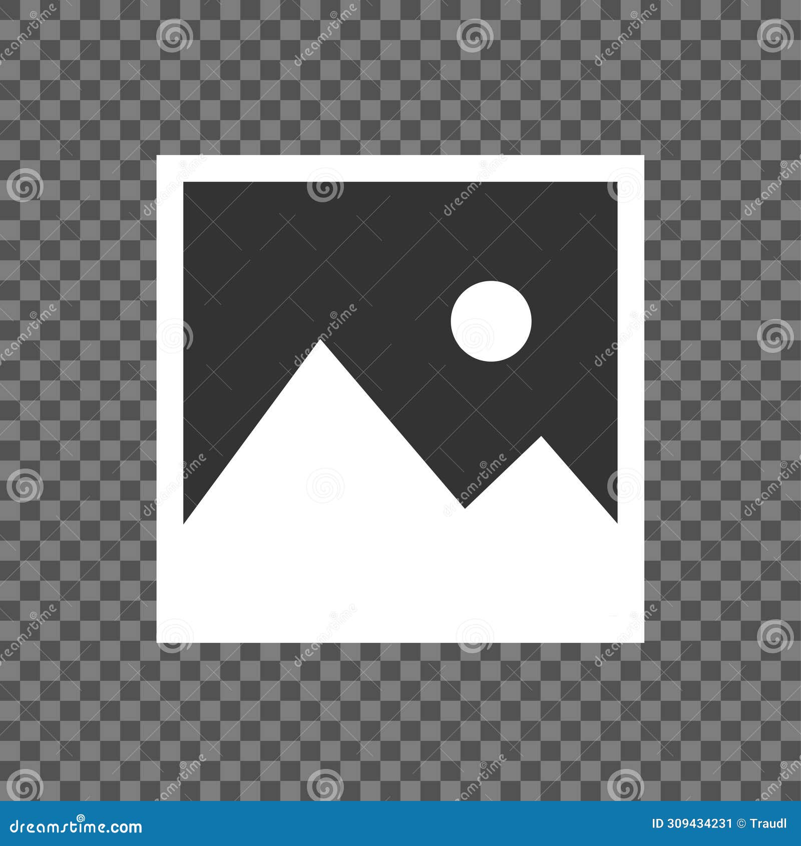 Blank Image or Photo Placeholder Icon Design. User Interface Icon ...