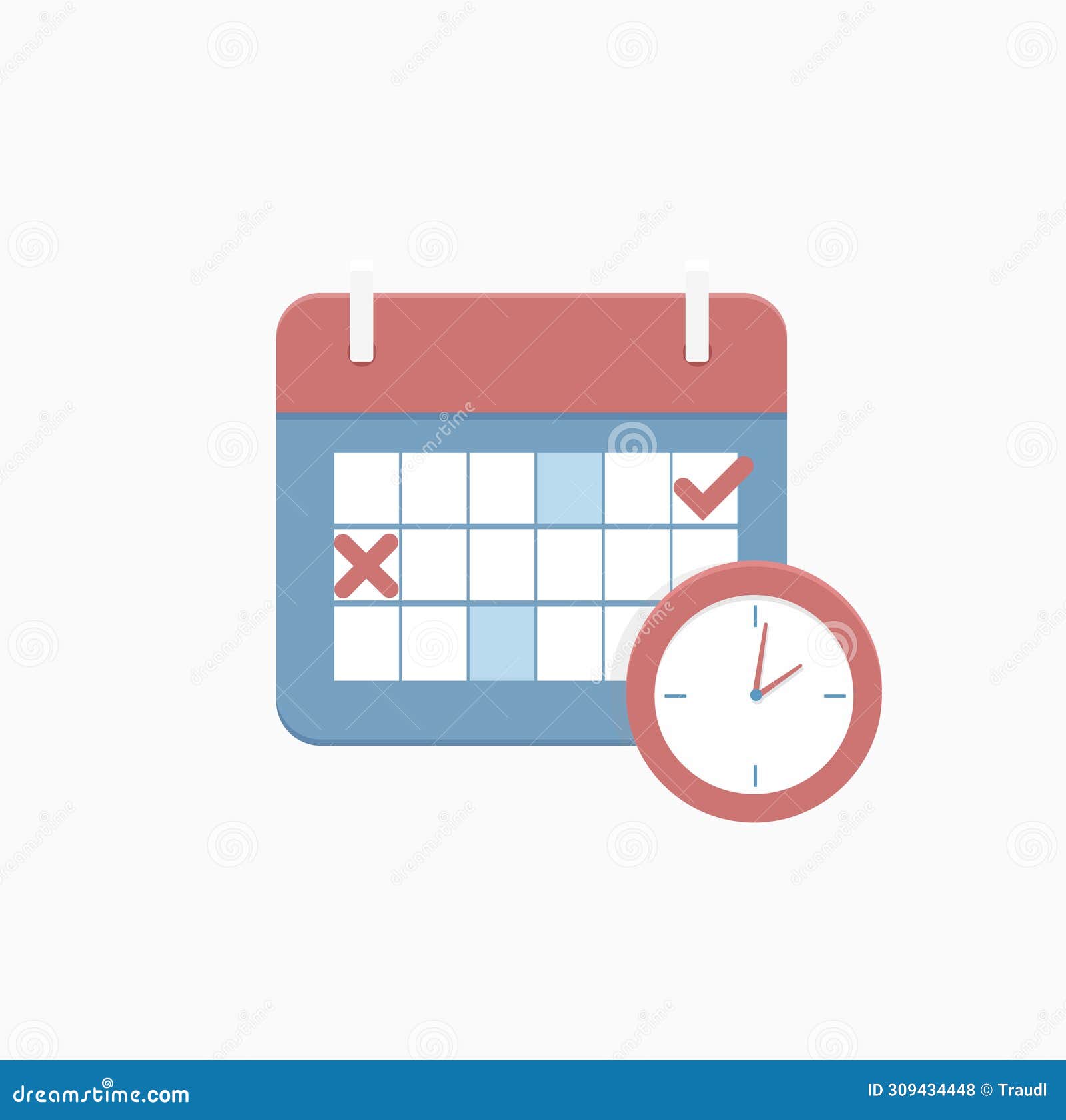 Reminder App Icon Design. Calendar Icon Design. Vector Illustration ...