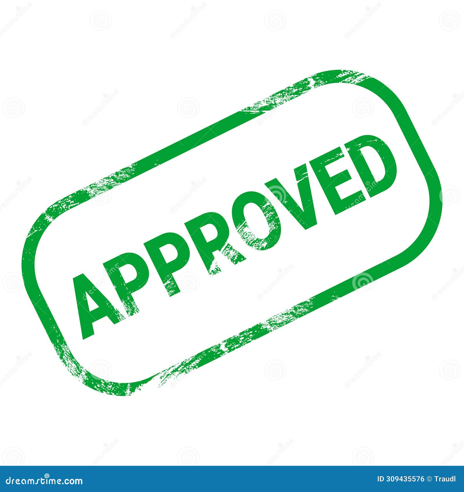 Approved Green Stamp Design. Banner Design. Vector Illustration. Stock ...