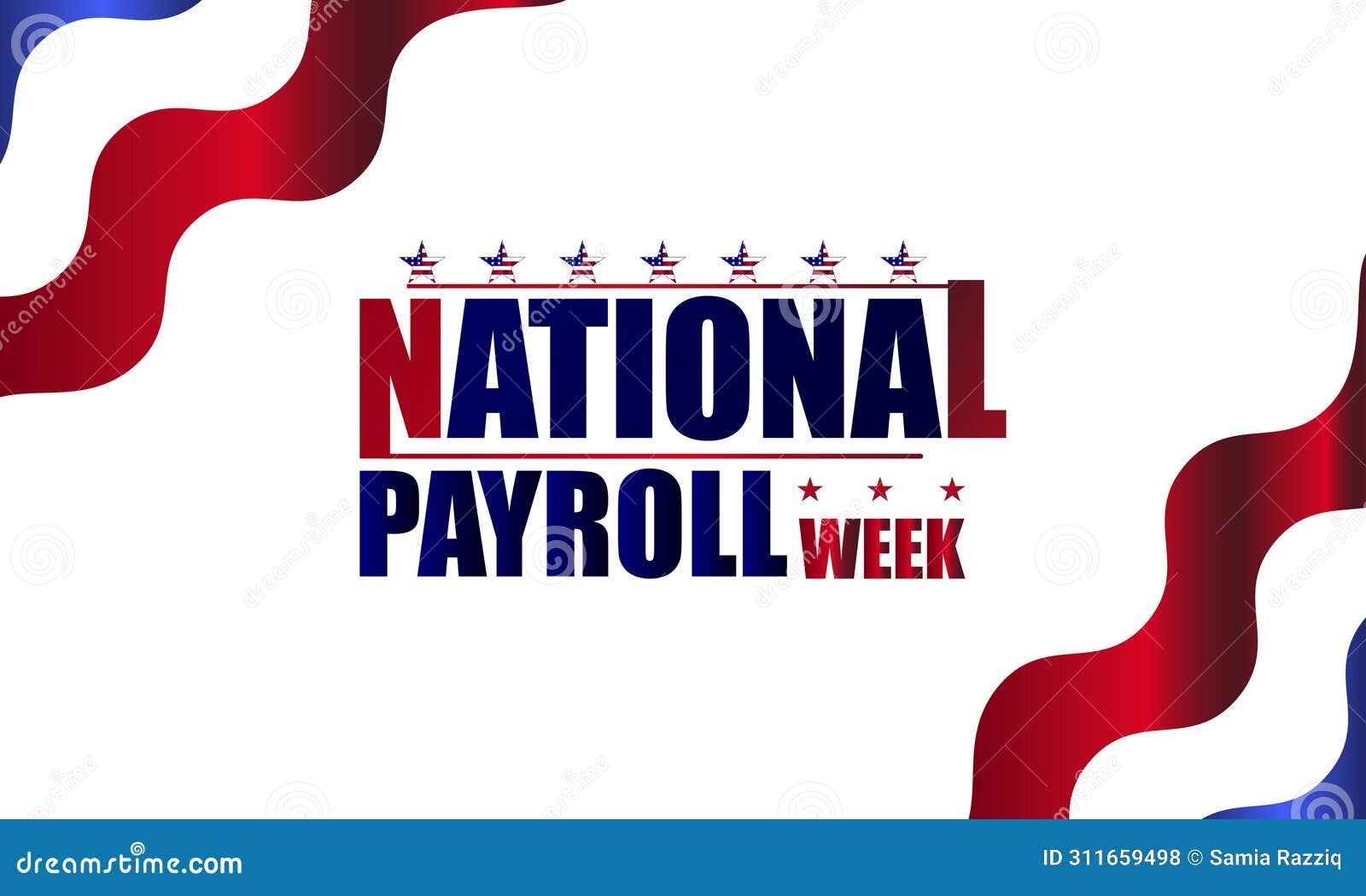 National Payroll Week Text Honoring the Backbone of Business Stock ...
