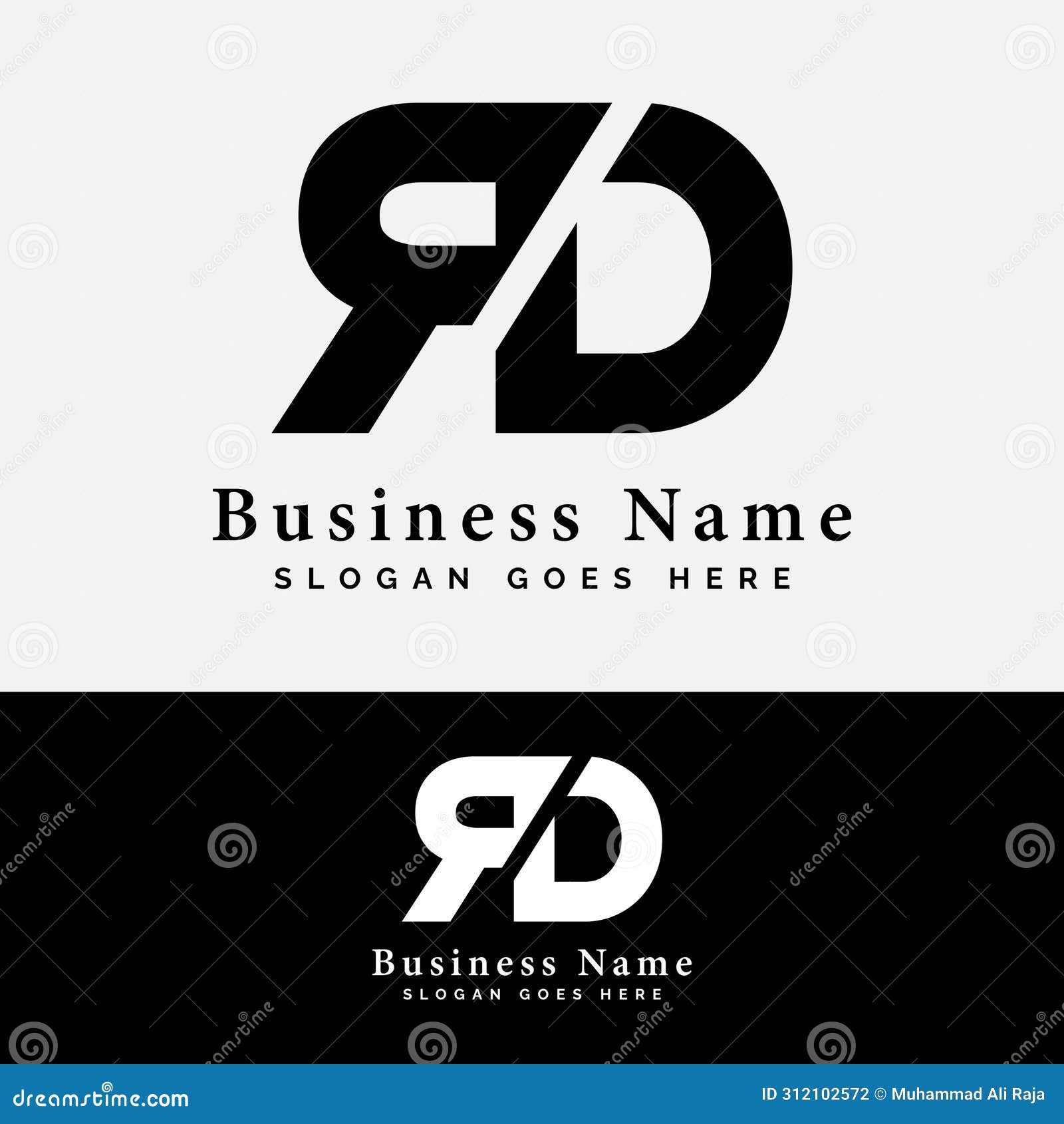 R, D, RD Letter Logo Design. Alphabet RD Initial Logo Vector ...