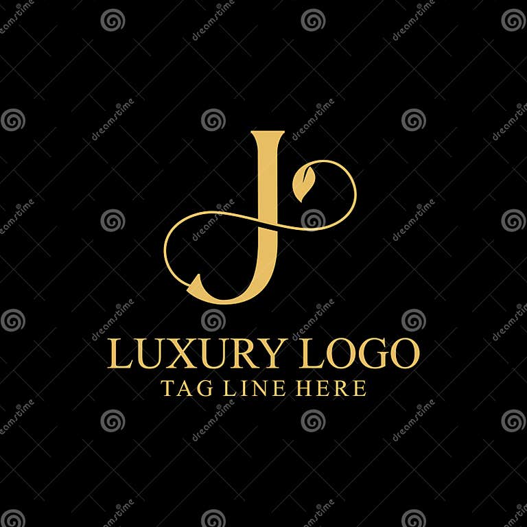Premium Monogram Letter J Initials Logo. Symbol Icon Vector Design ...
