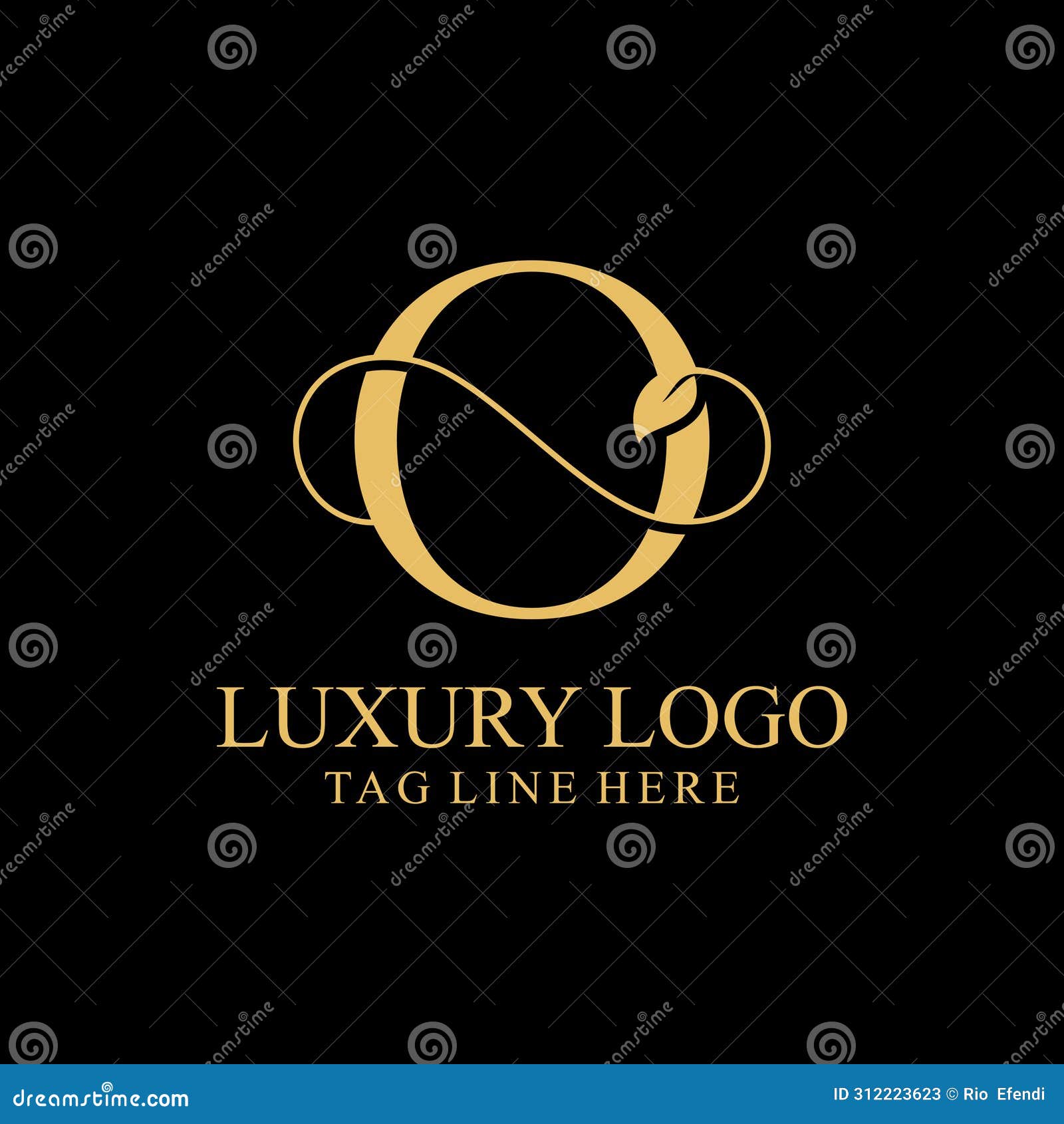 Premium Monogram Letter O Initials Logo. Symbol Icon Vector Design ...