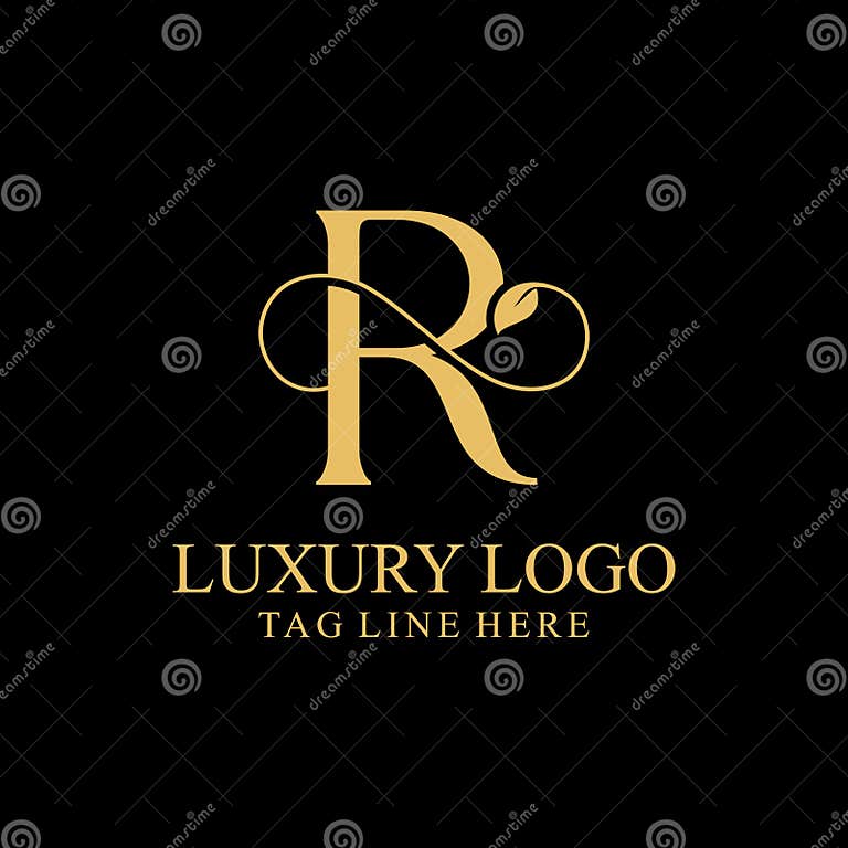 Premium Monogram Letter R Initials Logo. Symbol Icon Vector Design ...