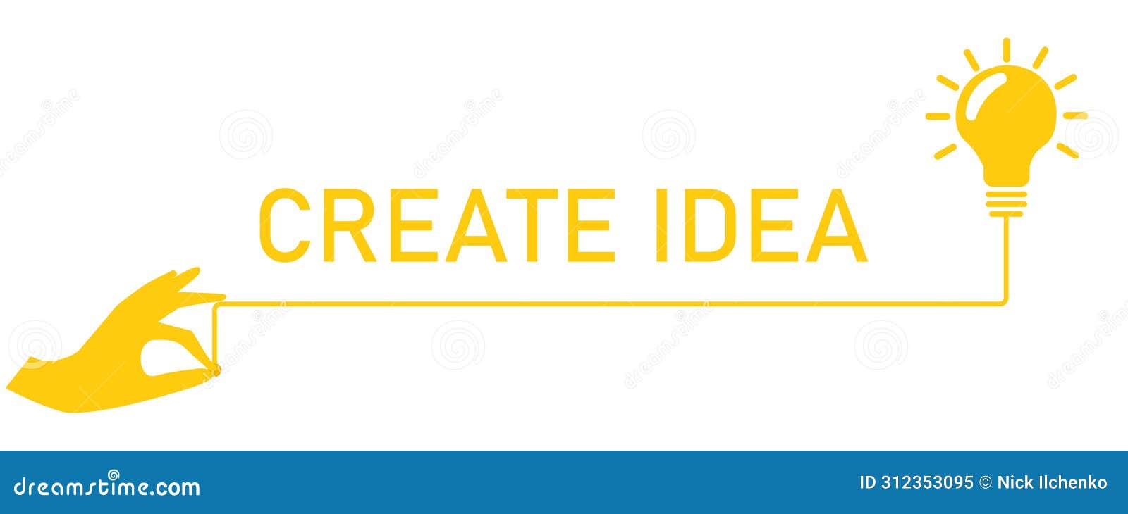 Creative Idea Hand Lights Message Light Bulb with Glowing Light Bulb ...