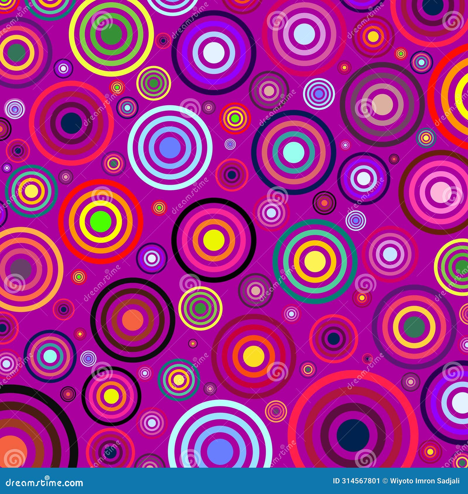 Cool Colorful Circle Background. Adopting from a Combination of Various ...
