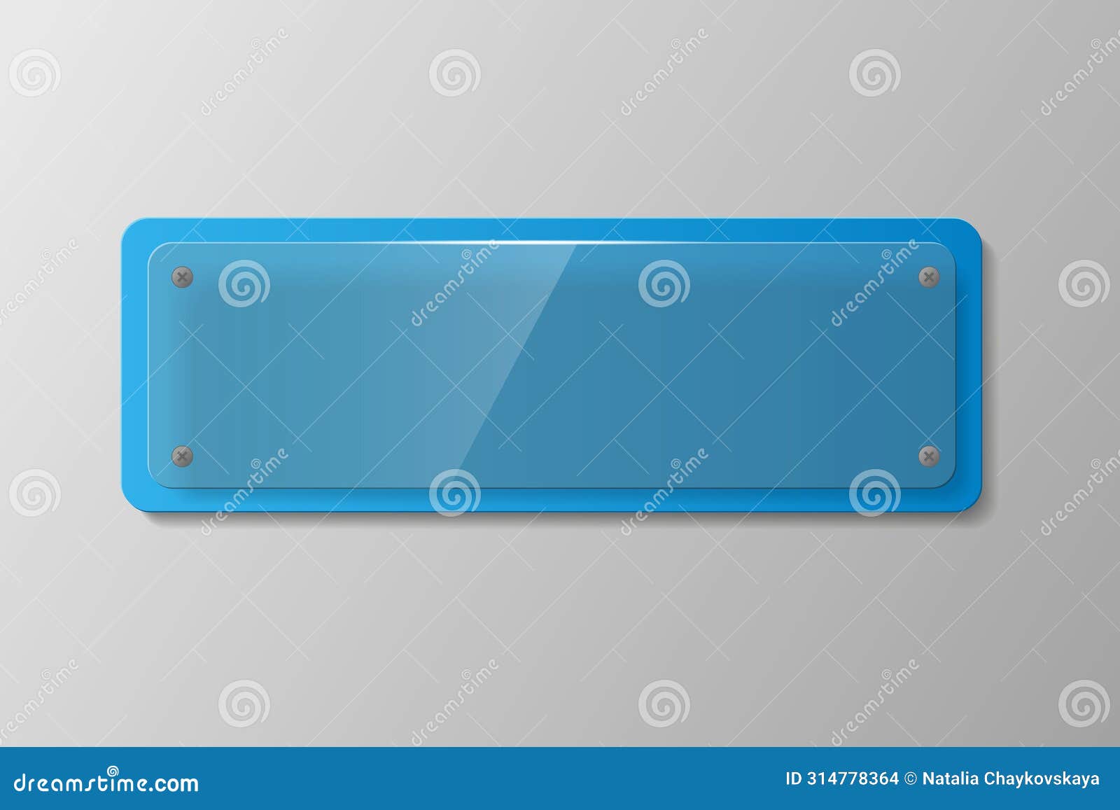Glossy Rectangular Varicolored Buttons Cartoon Vector | CartoonDealer ...