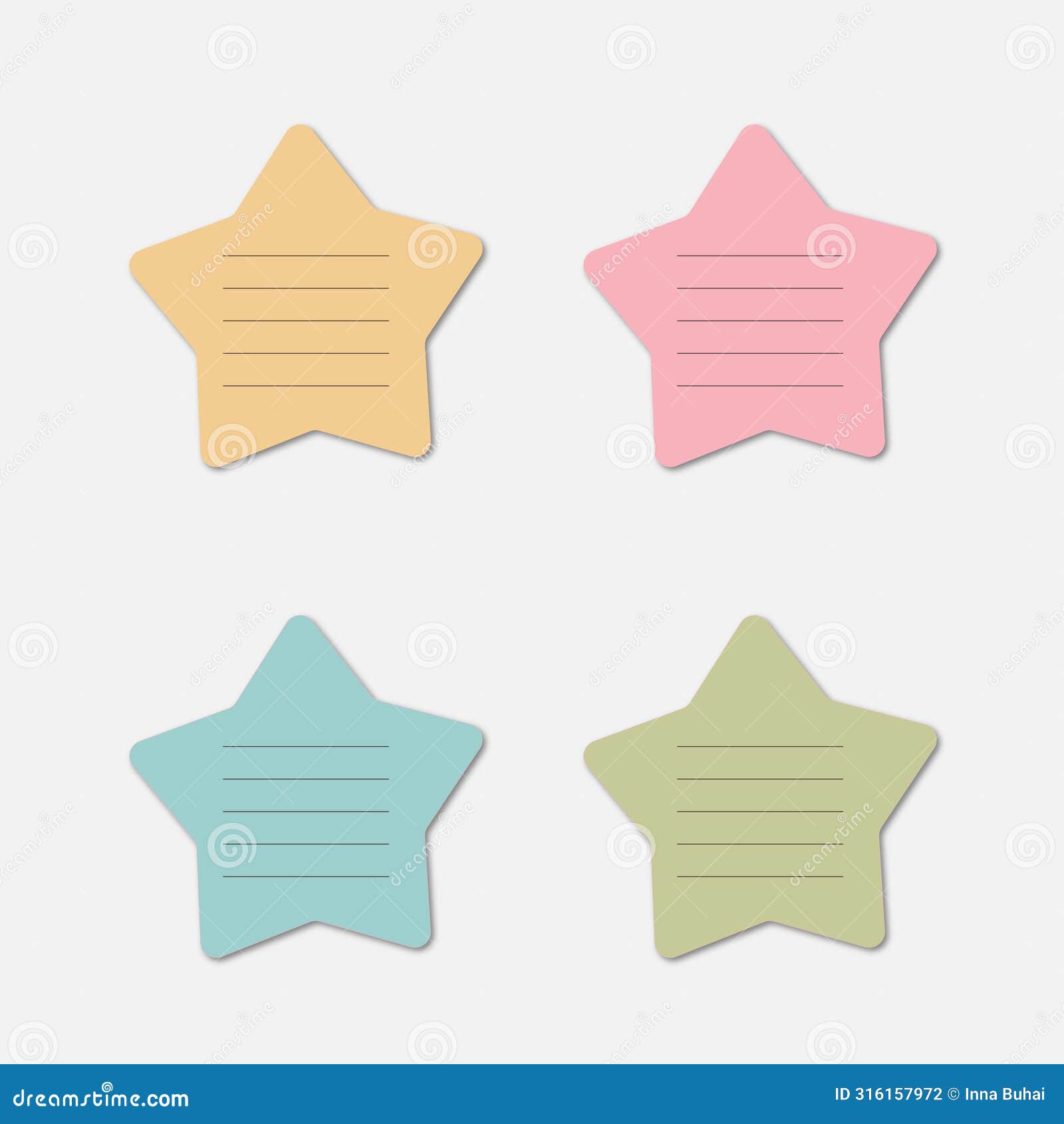 Set of four star icons. stock illustration. Illustration of label ...