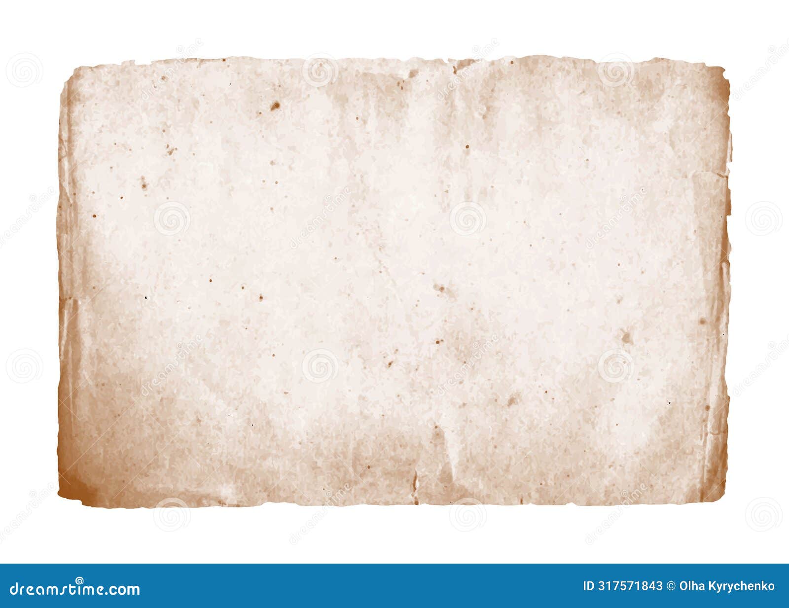Faded Paper Texture With Textured Surface And Worn, Darkened Edges ...
