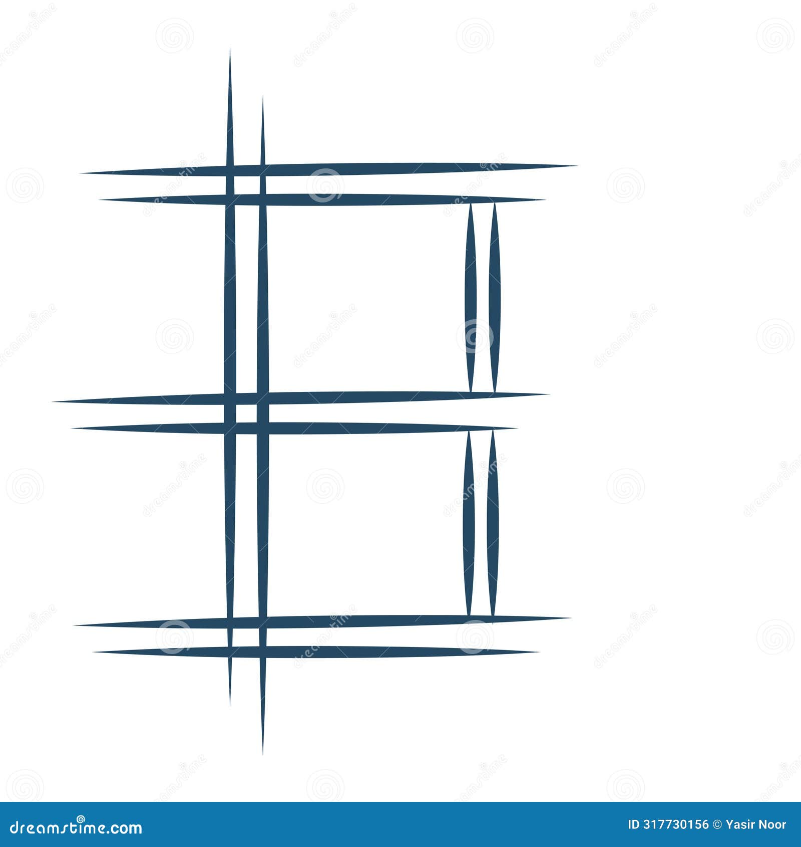 B ICONIC LETTER stock illustration. Illustration of drawing - 317730156