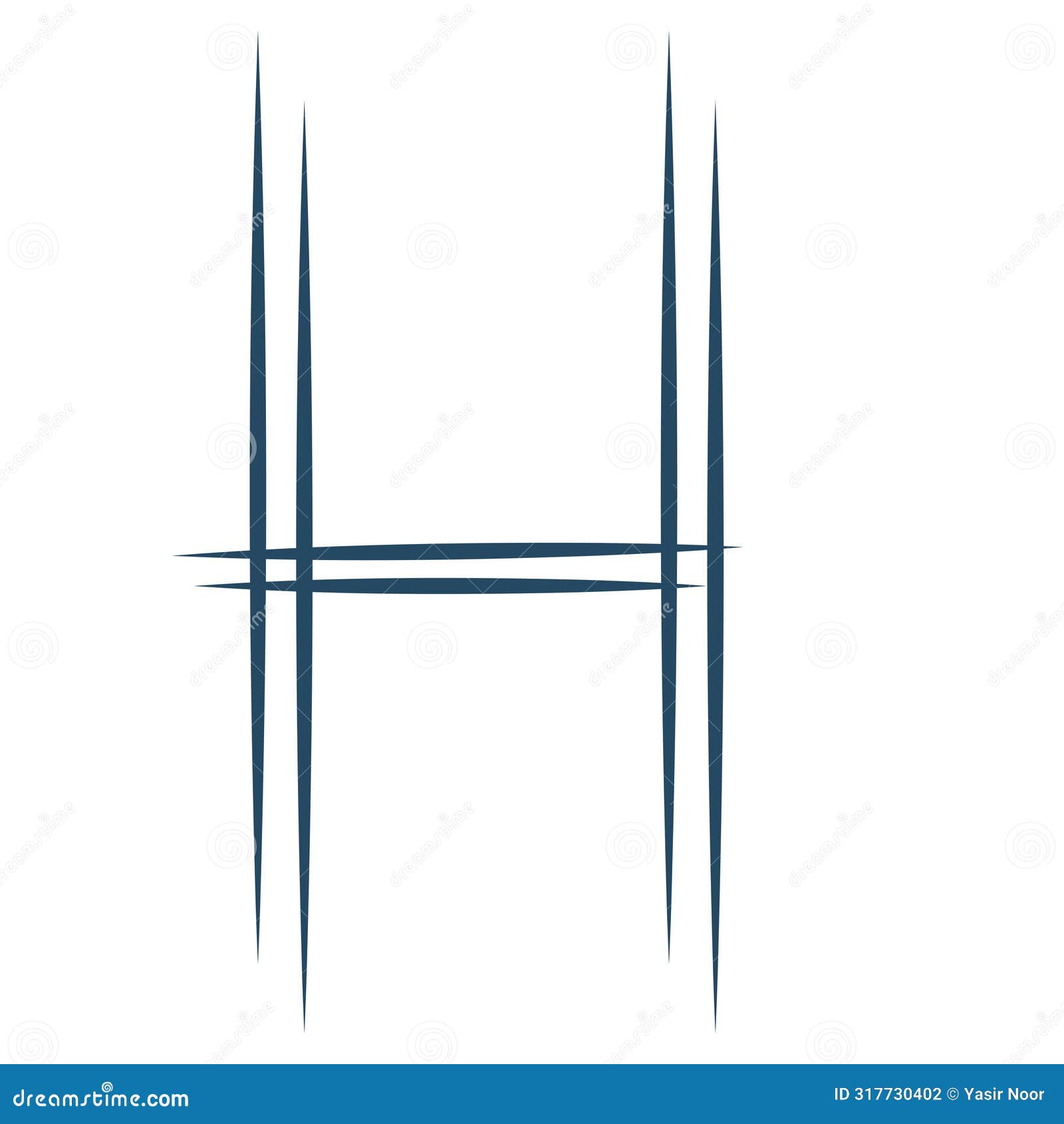 H - ICONIC SHAPE and DESIGN Stock Illustration - Illustration of symbol ...