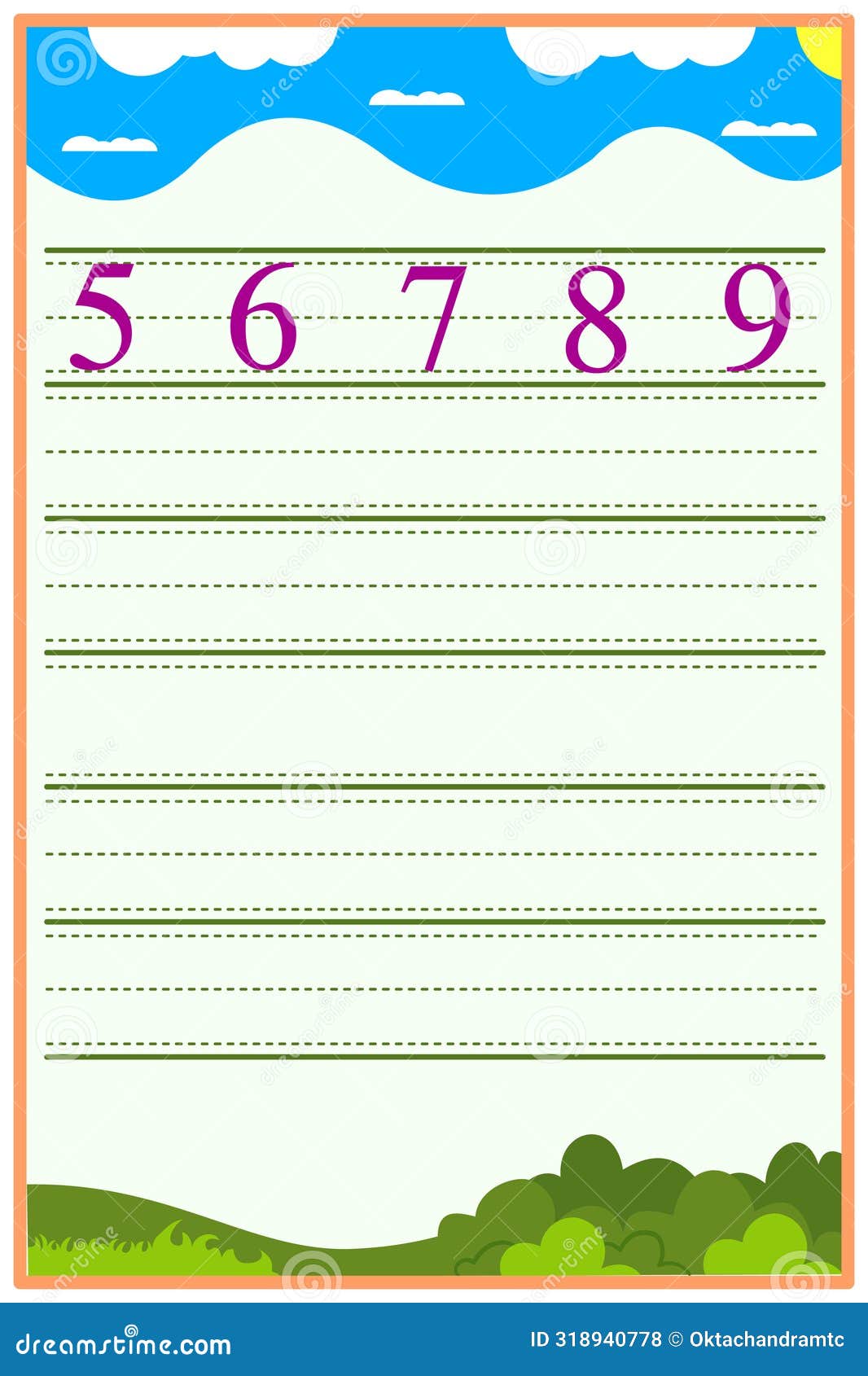 Preschool Worksheet for Children and Adults. Learning Numbers. Counting ...