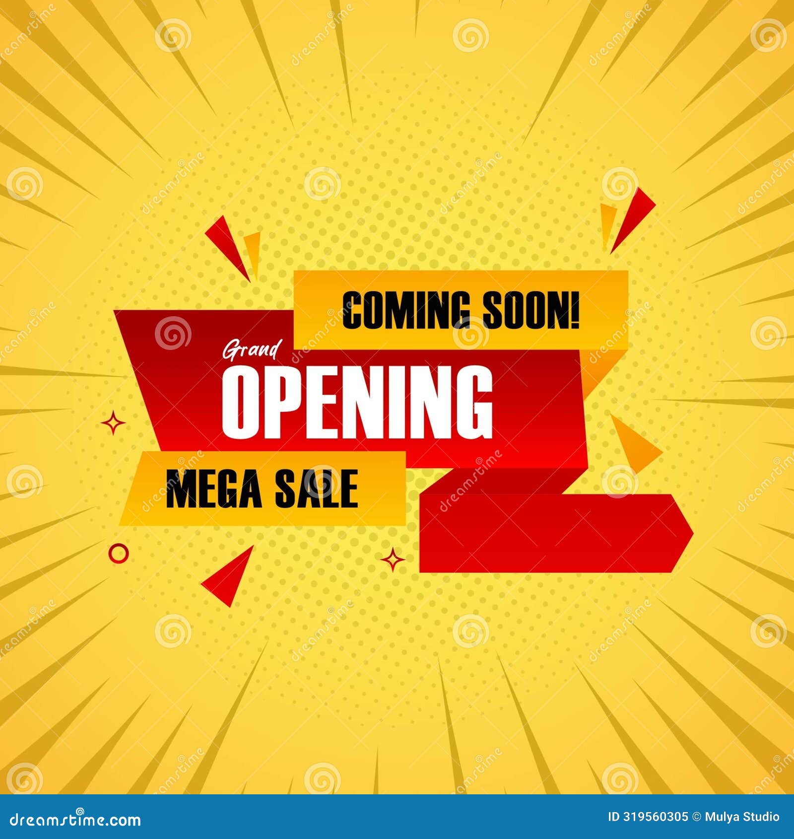 Big Sale Template Design Fullcolor Stock Illustration - Illustration of ...