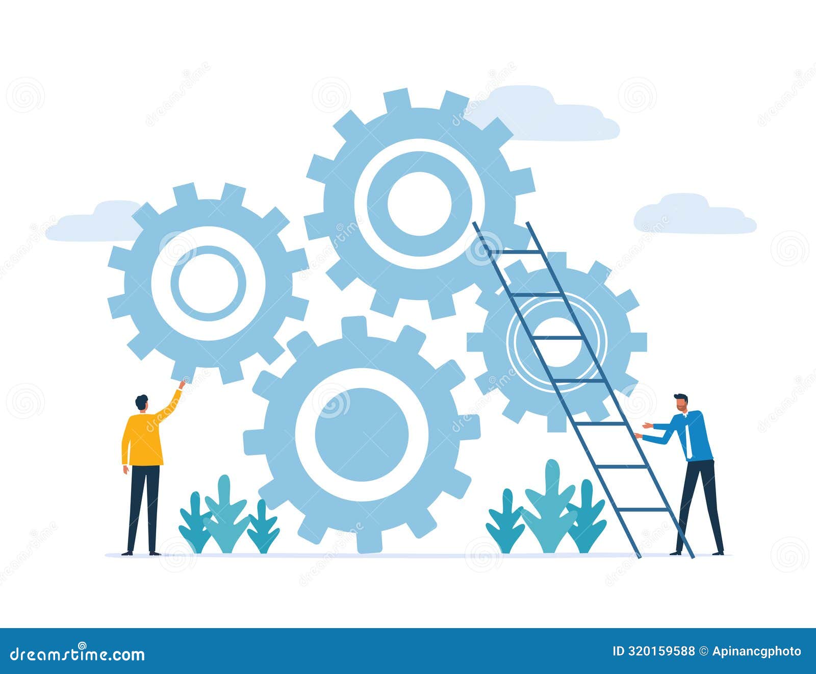 Creative Planning Schedule With Calendar. Teamwork, Increase Financial ...