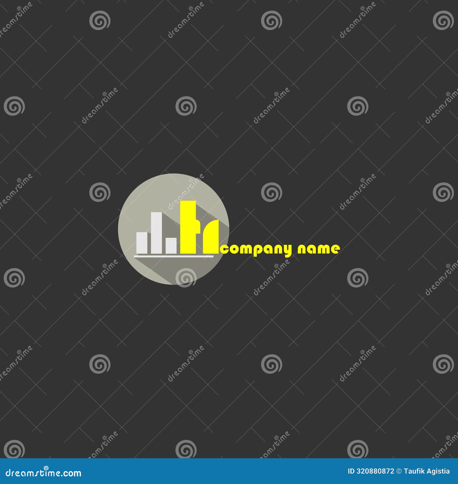 Logo Icon Design for Banking Management with Simple Grey and Orange ...