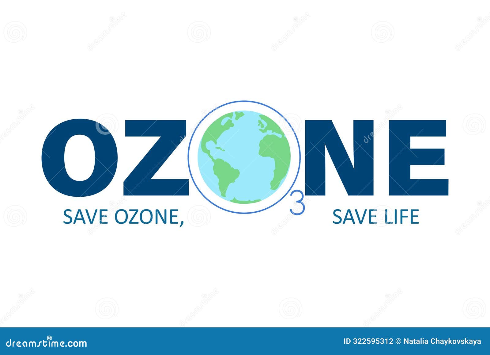 World Ozone Layer Protection Day is September 16. Stock Illustration - Illustration of ...