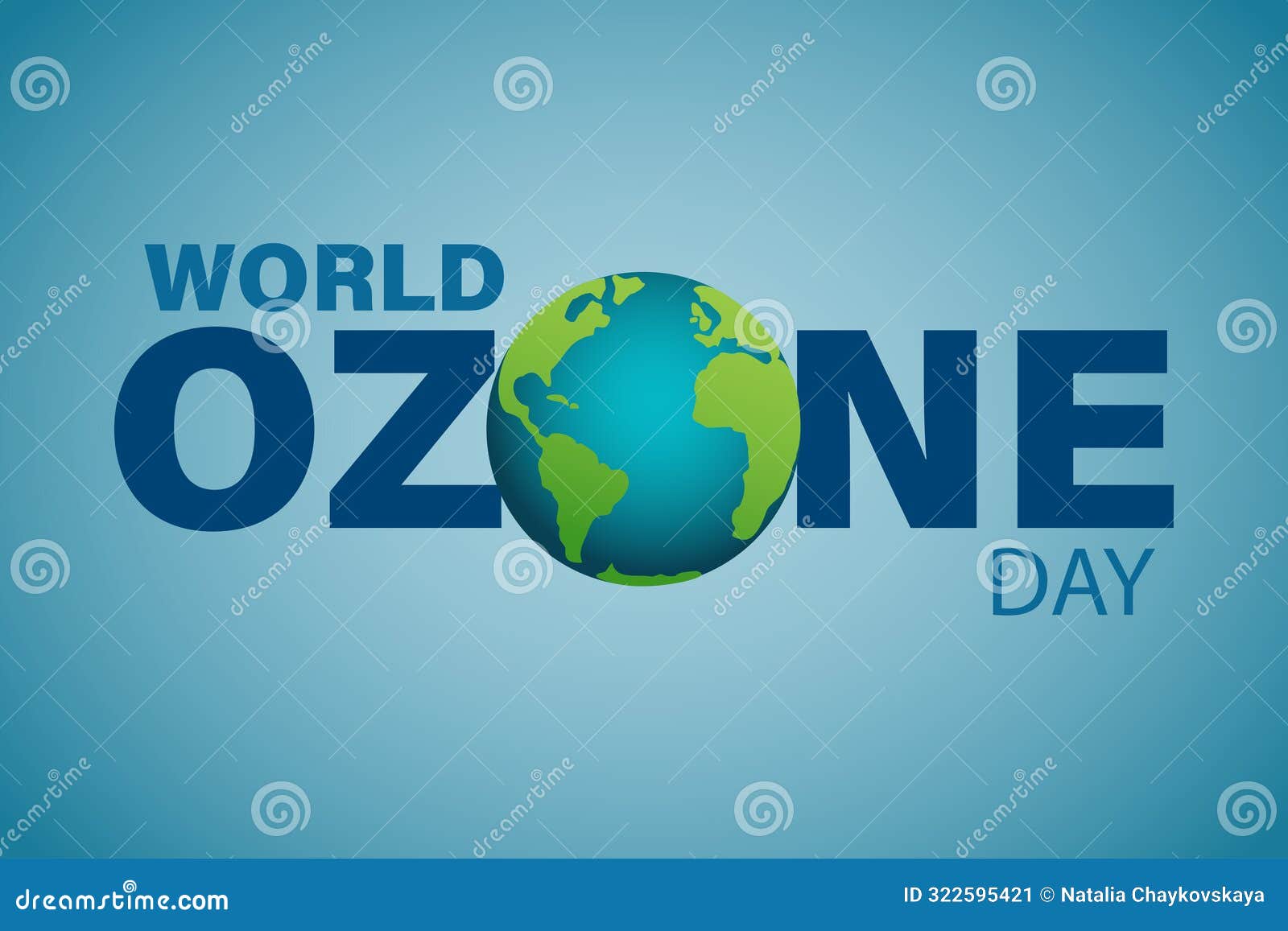 World Ozone Layer Protection Day is September 16. Stock Illustration ...