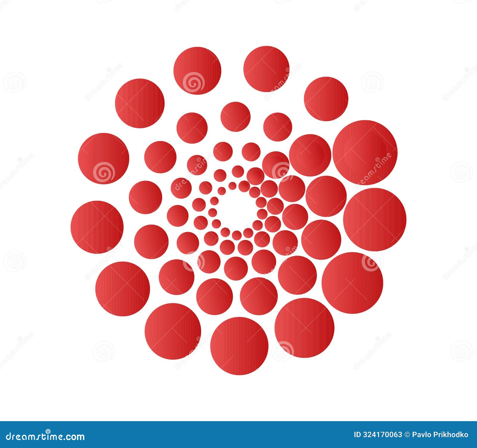 Abstract Color Circle Texture Blur Red Stock Vector - Illustration of ...