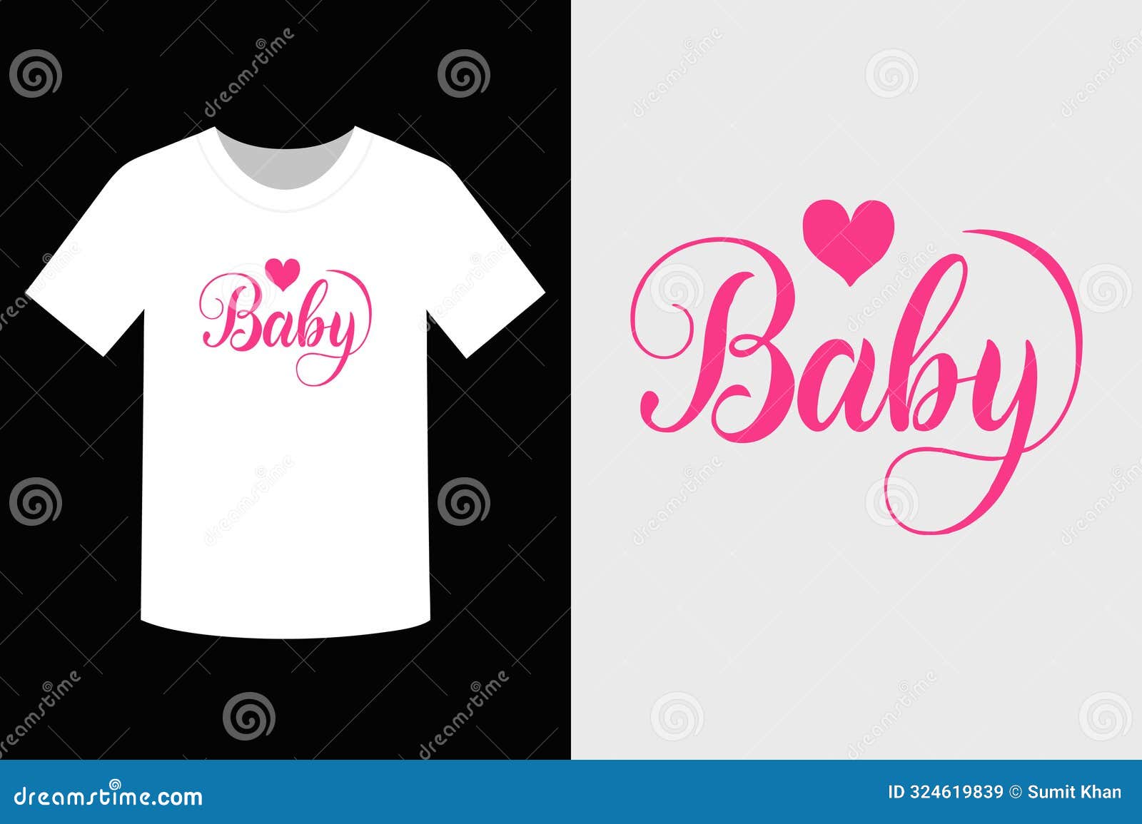 Adorable Baby Typography T-Shirt Designs Trendy Styles Stock ...
