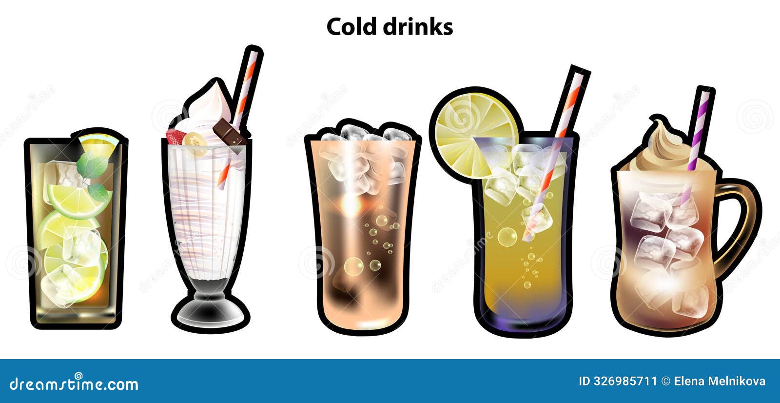 No Cold Drinks Chalk White Icon On Dark Background Vector Illustration ...