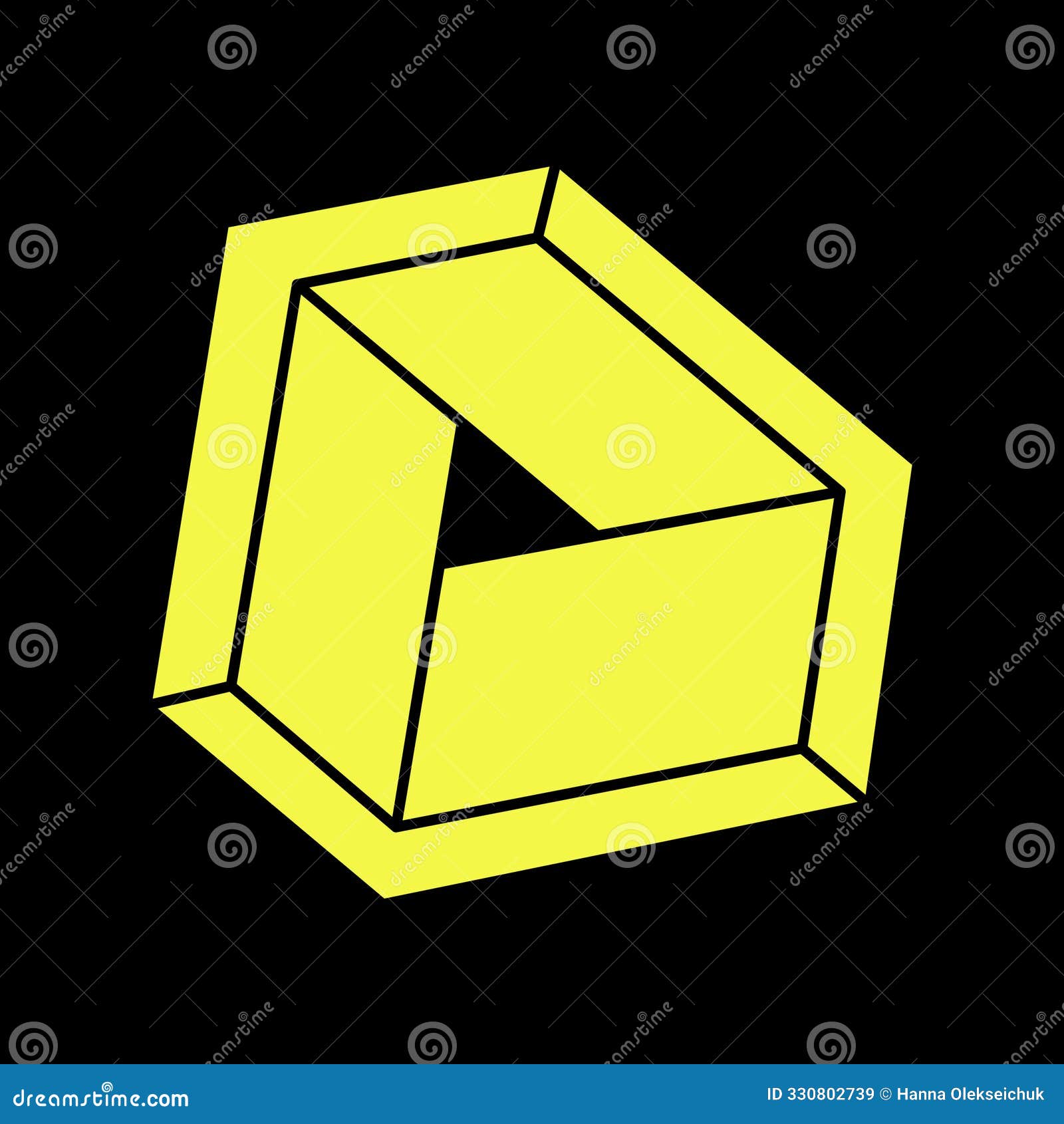 Impossible Optical Illusion Shapes. Op Art Objects. Impossible Figures ...