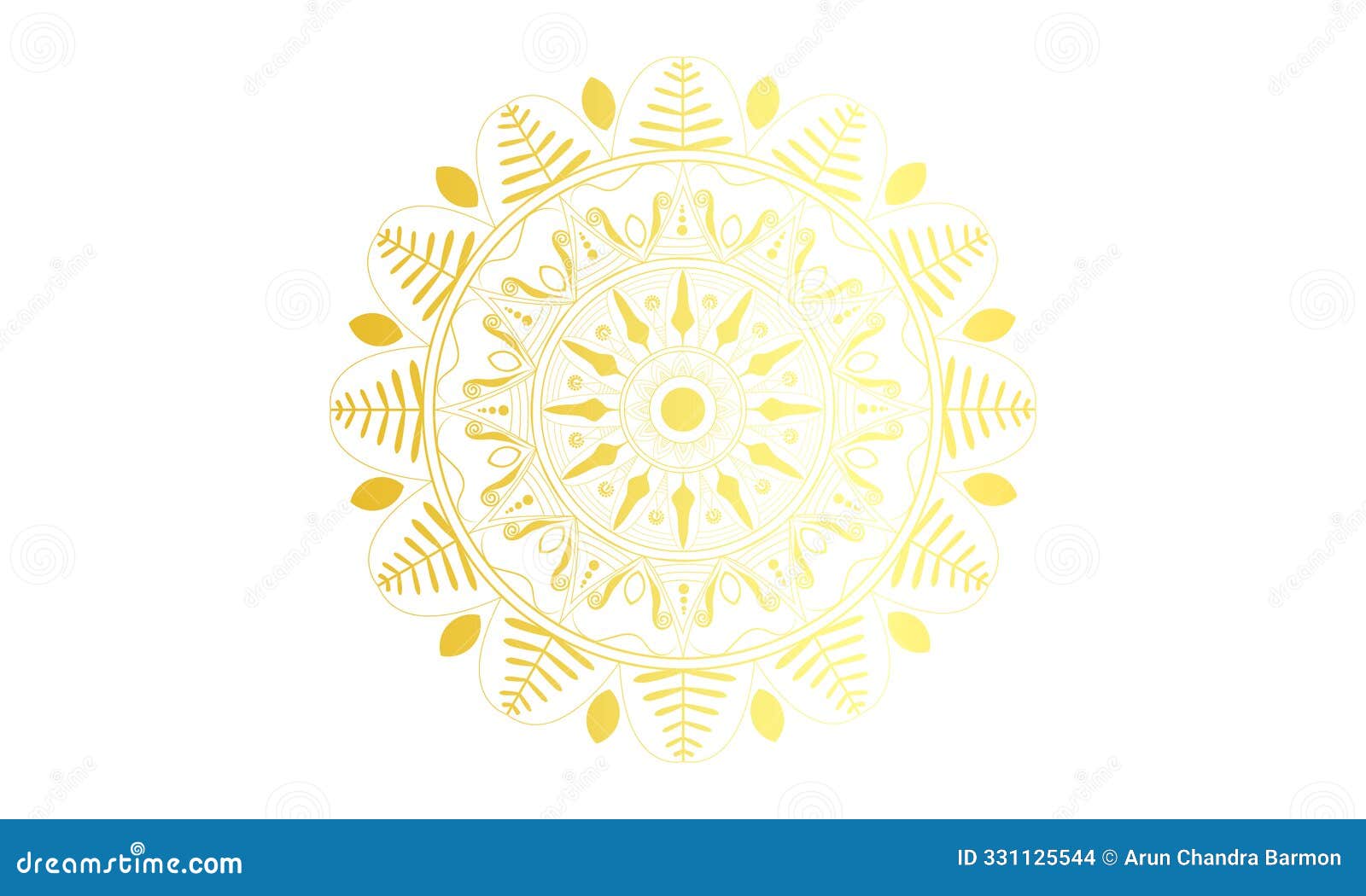 The Art of Symmetry: Exploring Beautiful Mandala Illustrations Stock ...