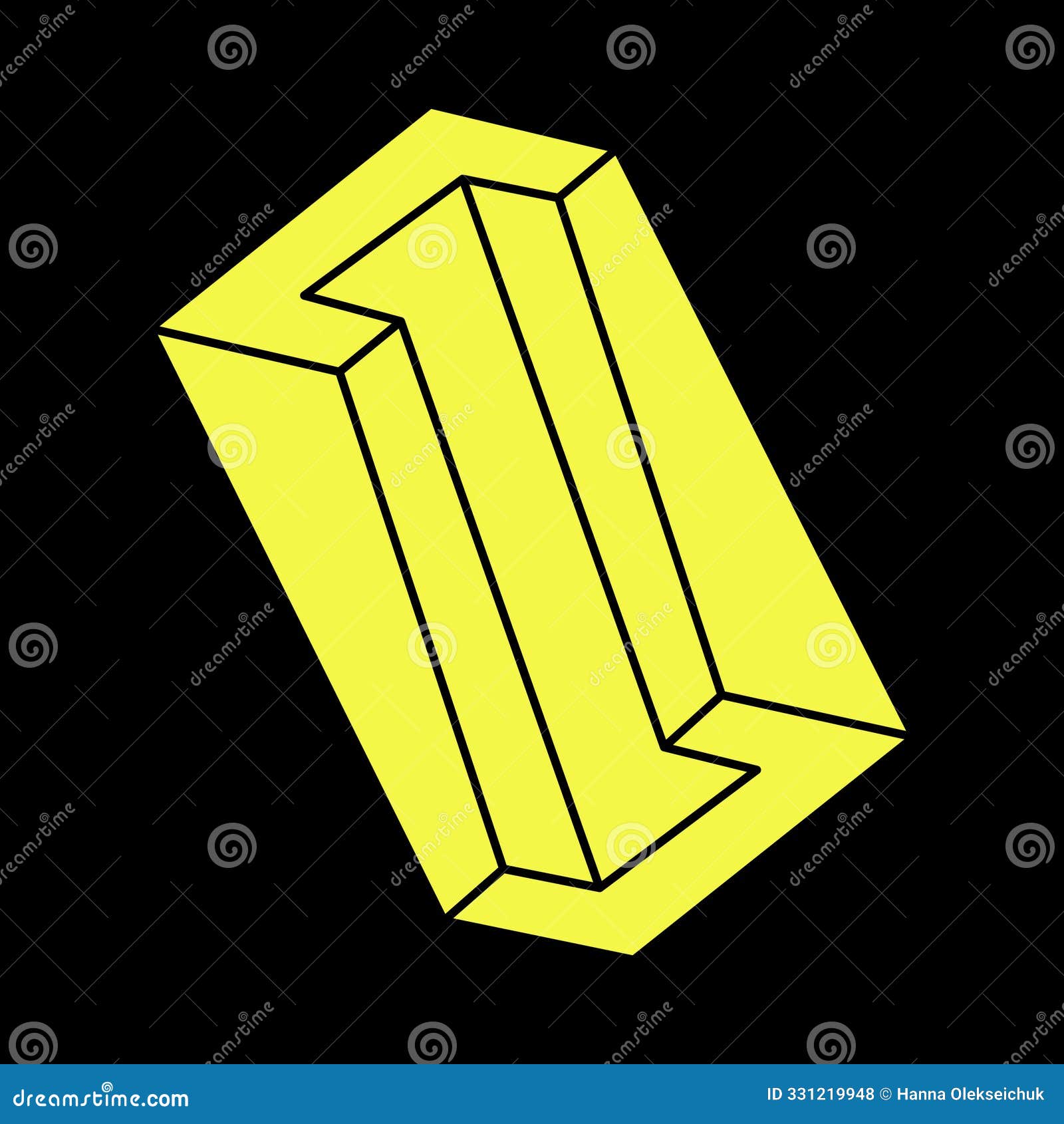 Impossible Optical Illusion Shapes. Op Art Object. Sacred Geometry ...