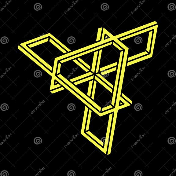 Escher Style. Impossible Shapes. Sacred Geometry. Optical Illusion ...