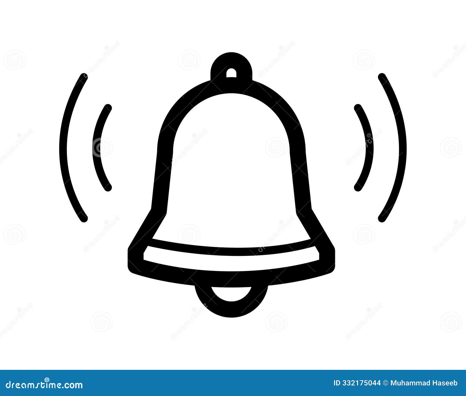 Bell or Alarm Icon or Symbol Vector File Stock Illustration ...