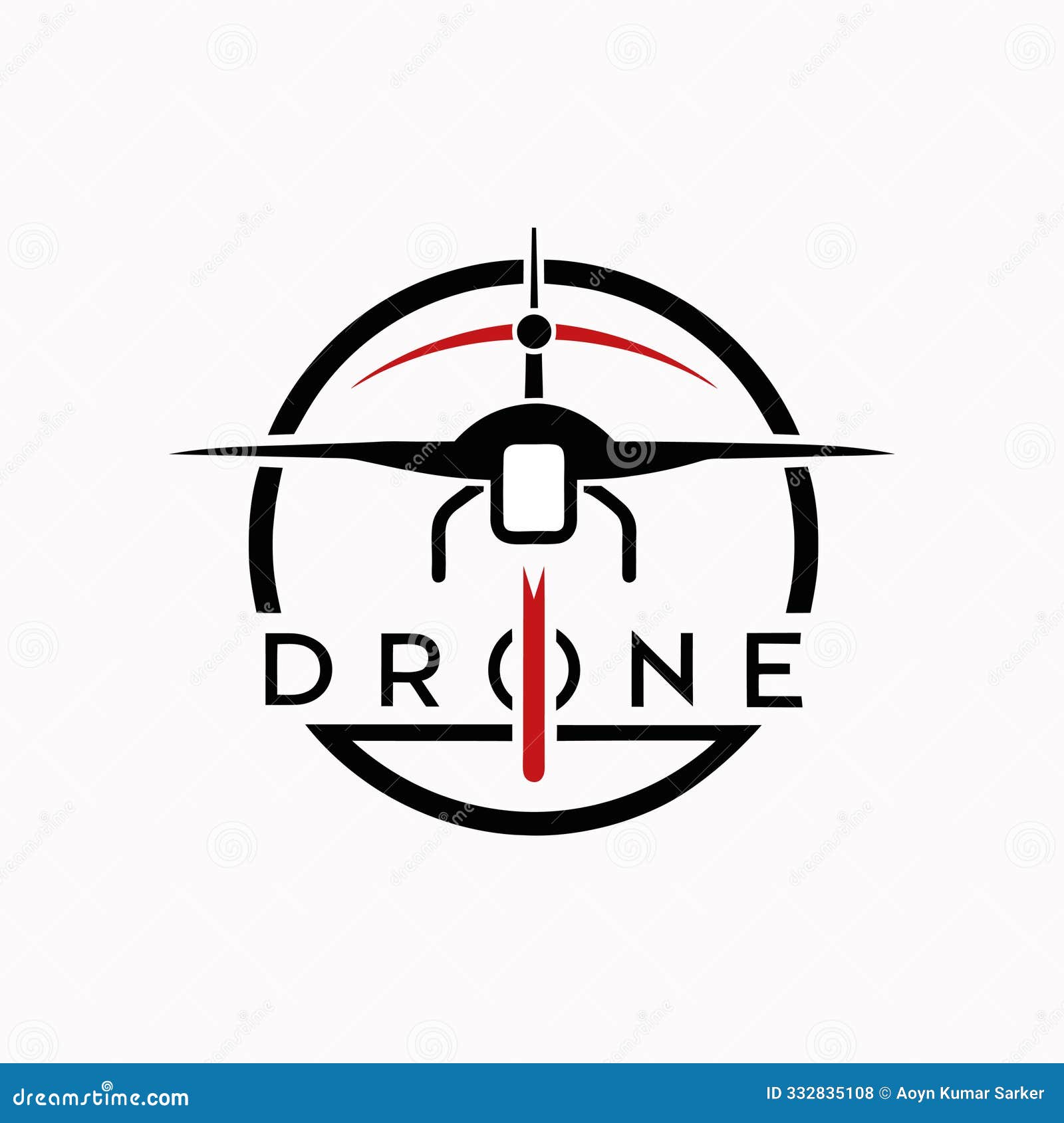 Creative Drone Logo Design Concept Vector Illustration Stock Vector ...