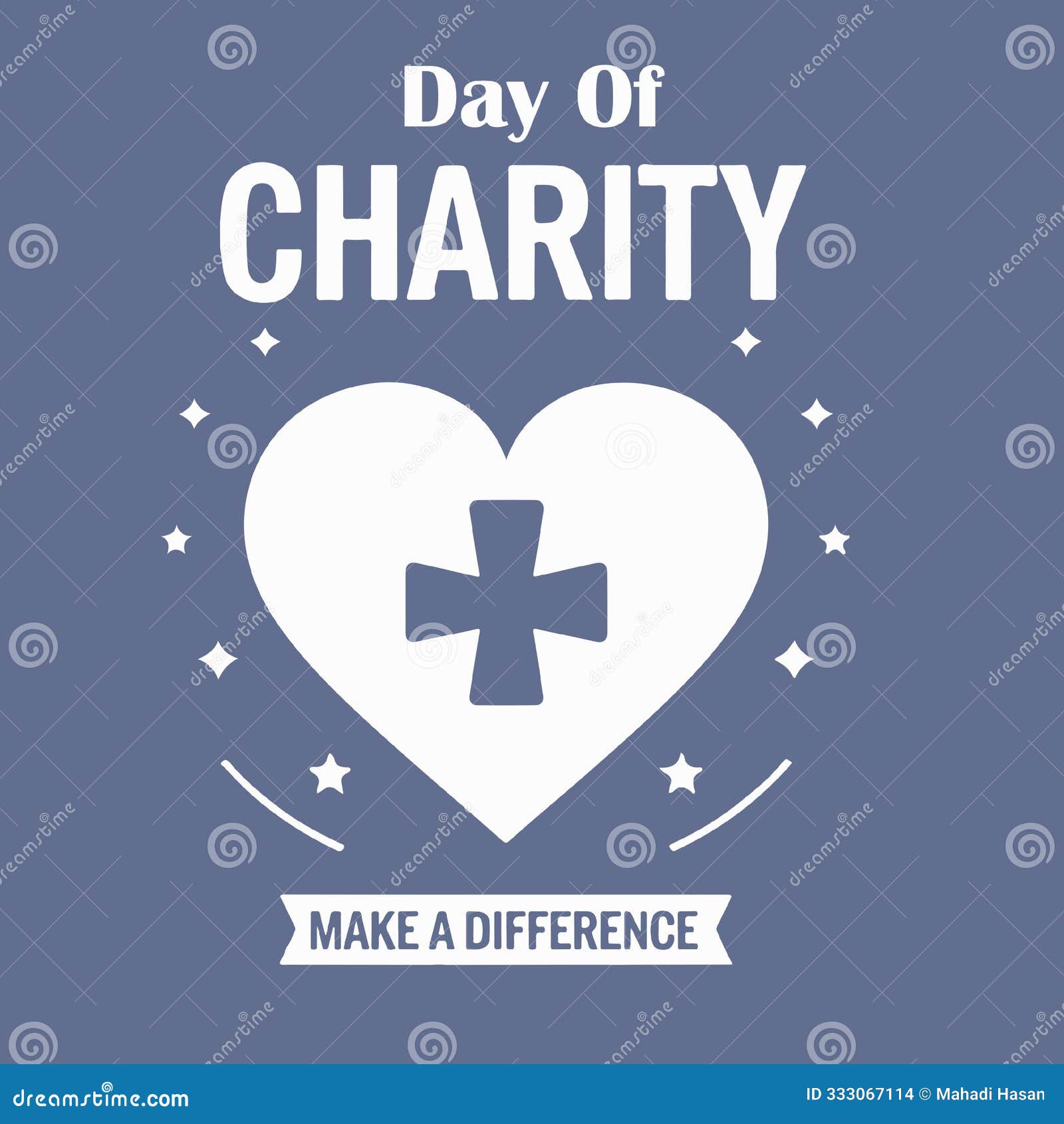 Helping Hand Charity Banner for Fundraisers Stock Illustration ...