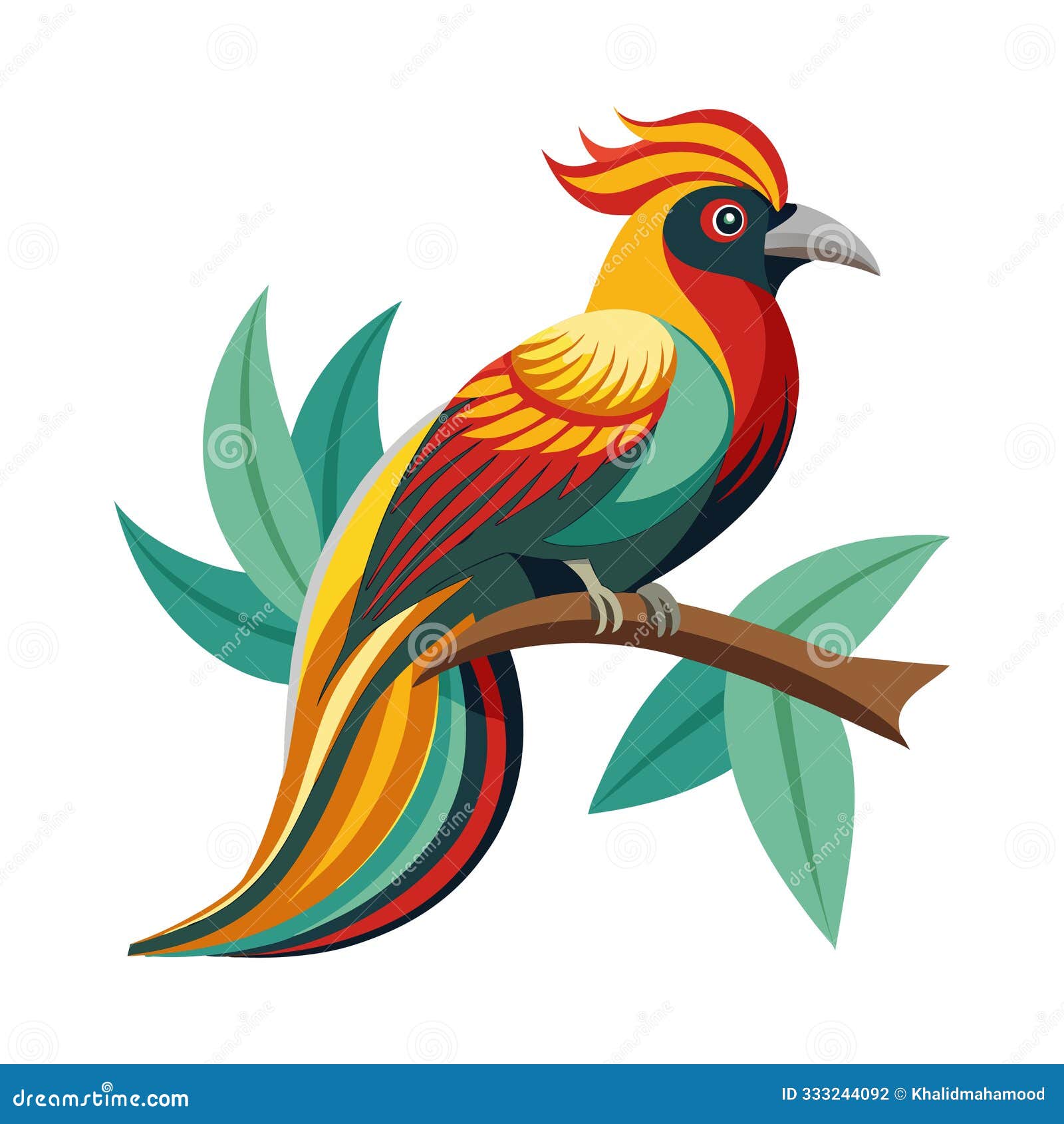 Vibrant Bird Vector Logo: a Stunning Fusion of Color and Elegance in ...