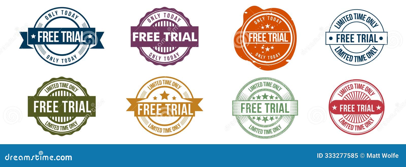 Giveaway Stamps Colorful Badges Emblem Textured Mark Sign Symbol Gift ...