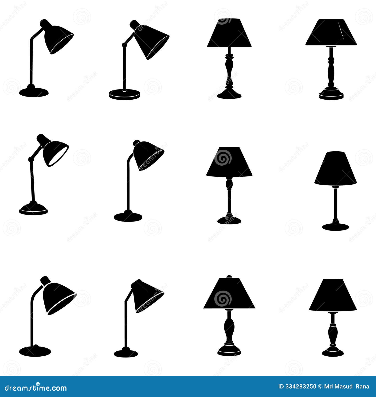 GLS Lamp Type, Woodcut Style Design, Hand Drawn Doodle, Sketch Cartoon ...