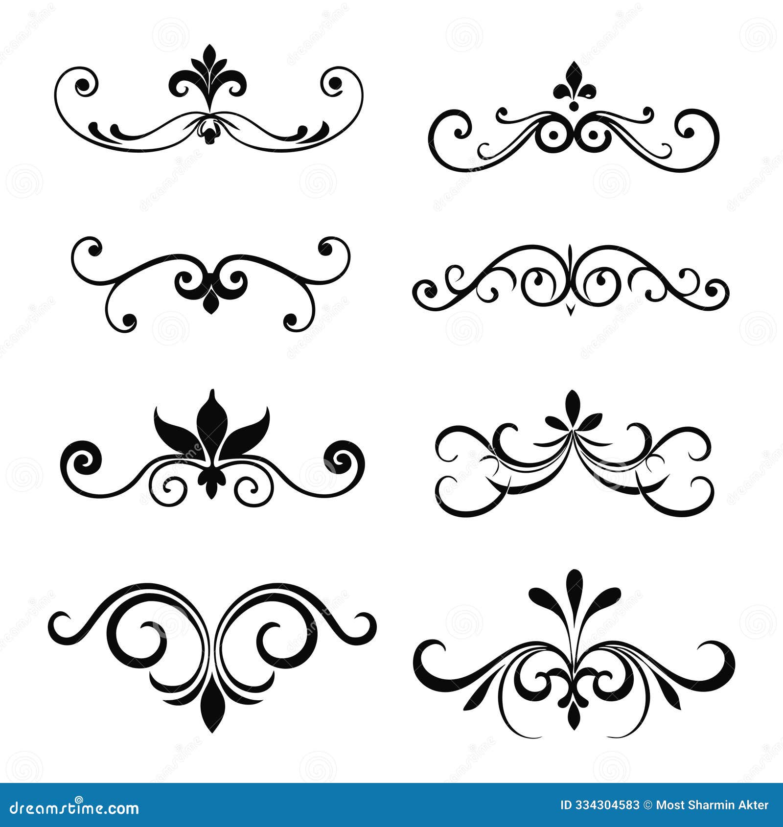 Vintage Decorative Elements Vector Illustration Stock Illustration ...