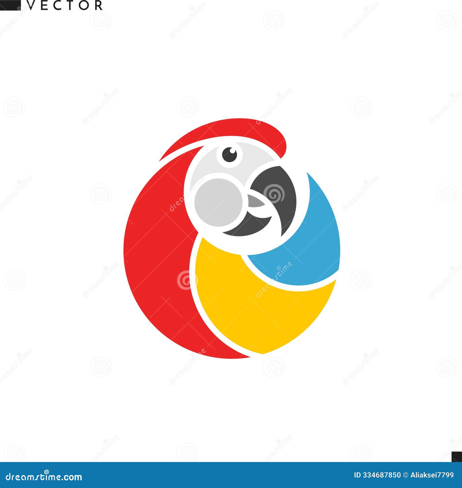 Parrot Logo - Vector Style Art Royalty-Free Stock Image | CartoonDealer ...