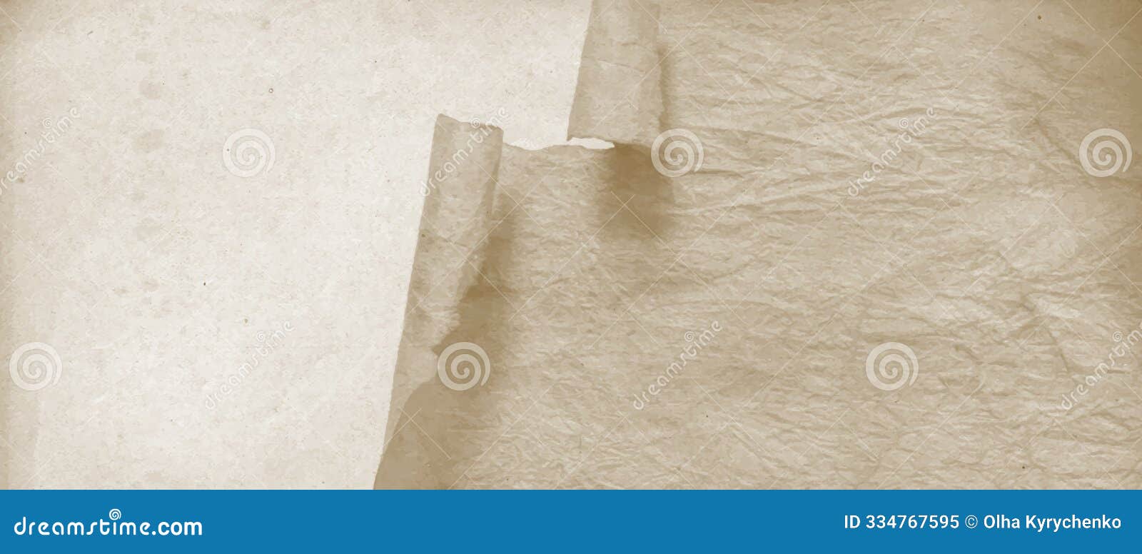 Parchment Roll. Old Vintage Paper Scrolls, Antique Papyrus Document ...