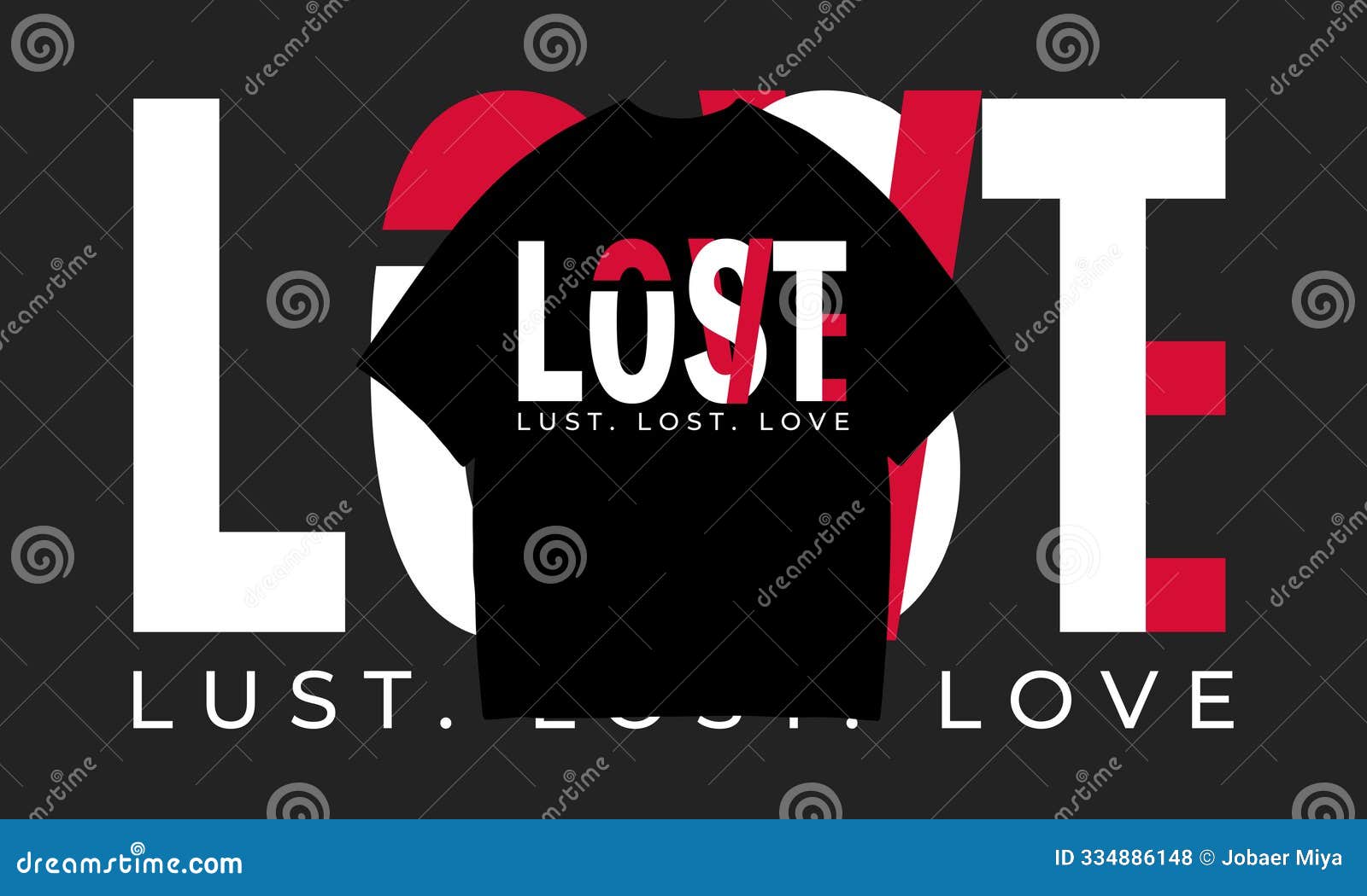 Typography t shirt design stock illustration. Illustration of ...