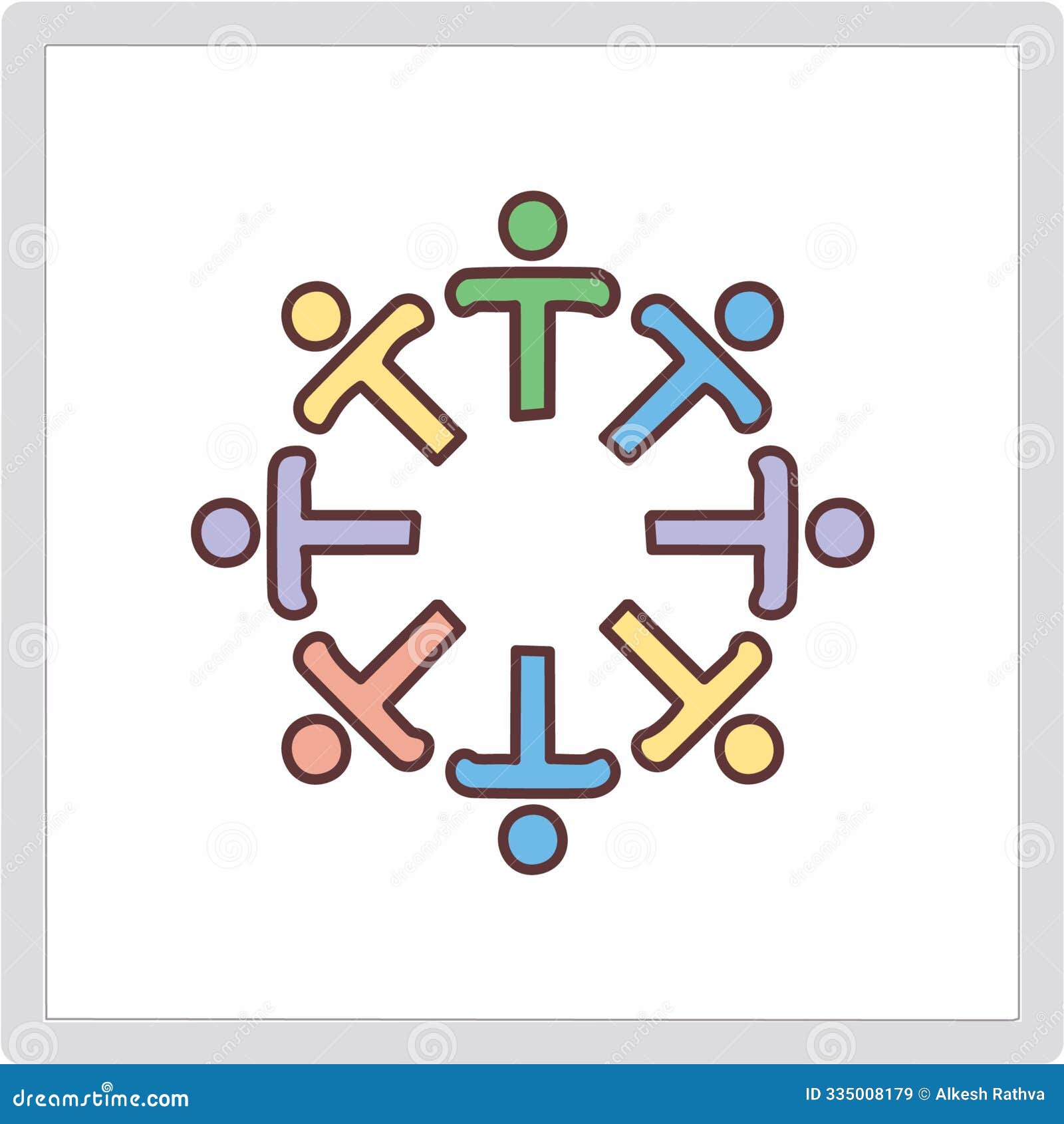 Symbol of Assembly Point Vector Illustrations Icon Design. Stock ...