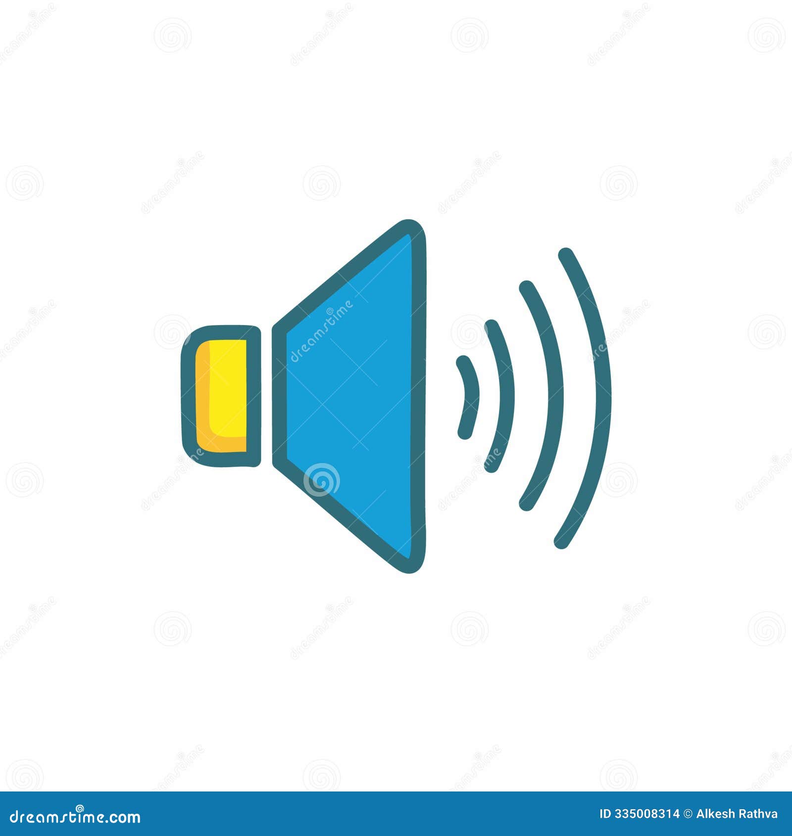 Vector Illustrations Icon Design for Symbol of Sound. Stock ...