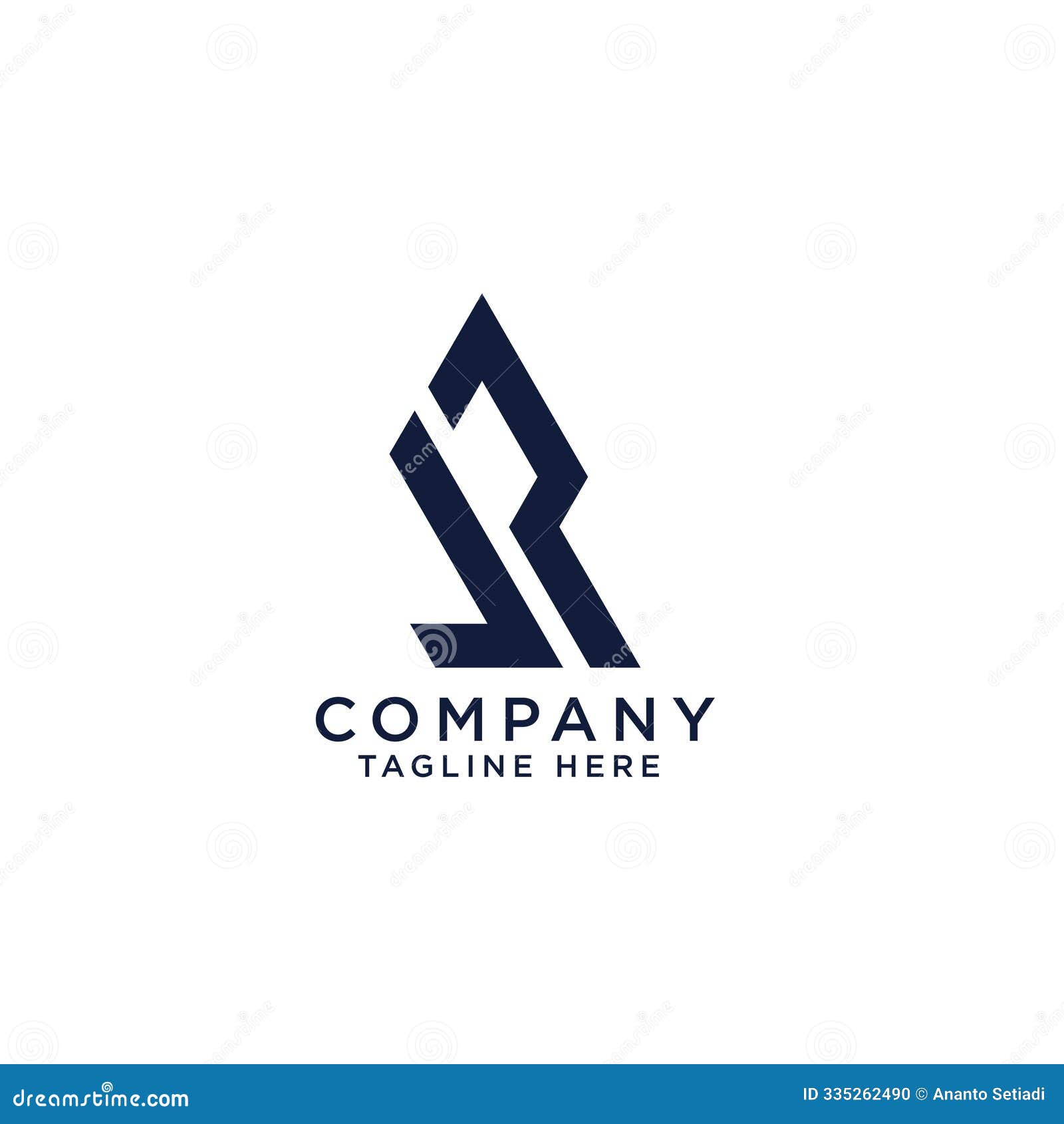 JR or J R Letter Alphabet Logo Design Stock Illustration - Illustration ...