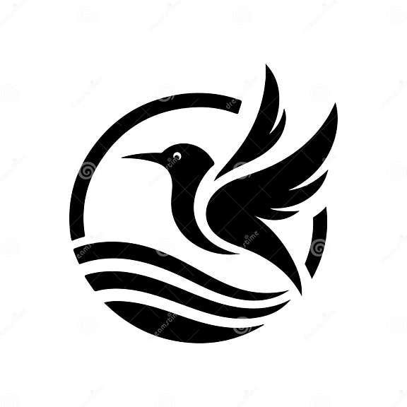Black Bird Drawing Bird Logo, Bird Logotype, Bird Icon, Bird Clip Art ...