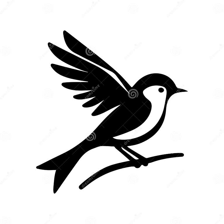 Black Bird Drawing Bird Logo, Bird Logotype, Bird Icon, Bird Clip Art ...
