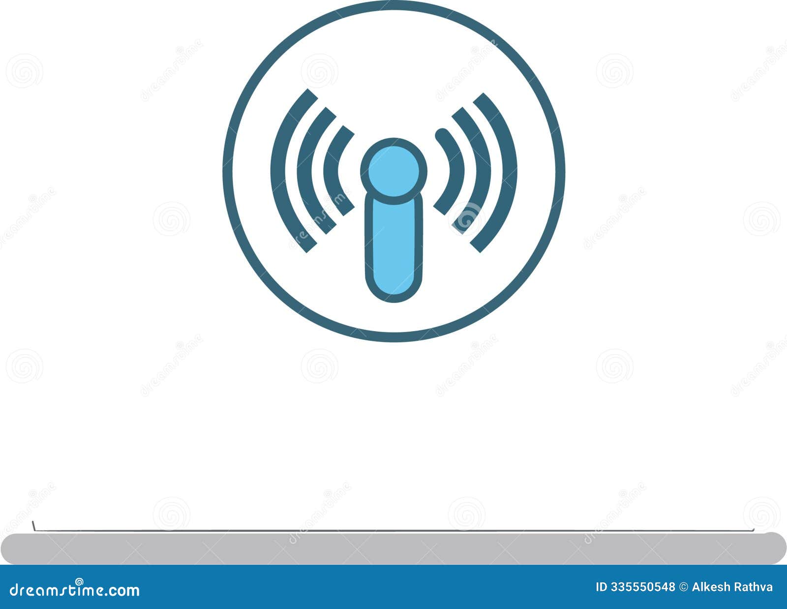 Vector Illustrations Icon Designed for Symbol of Reprents Connectivity ...